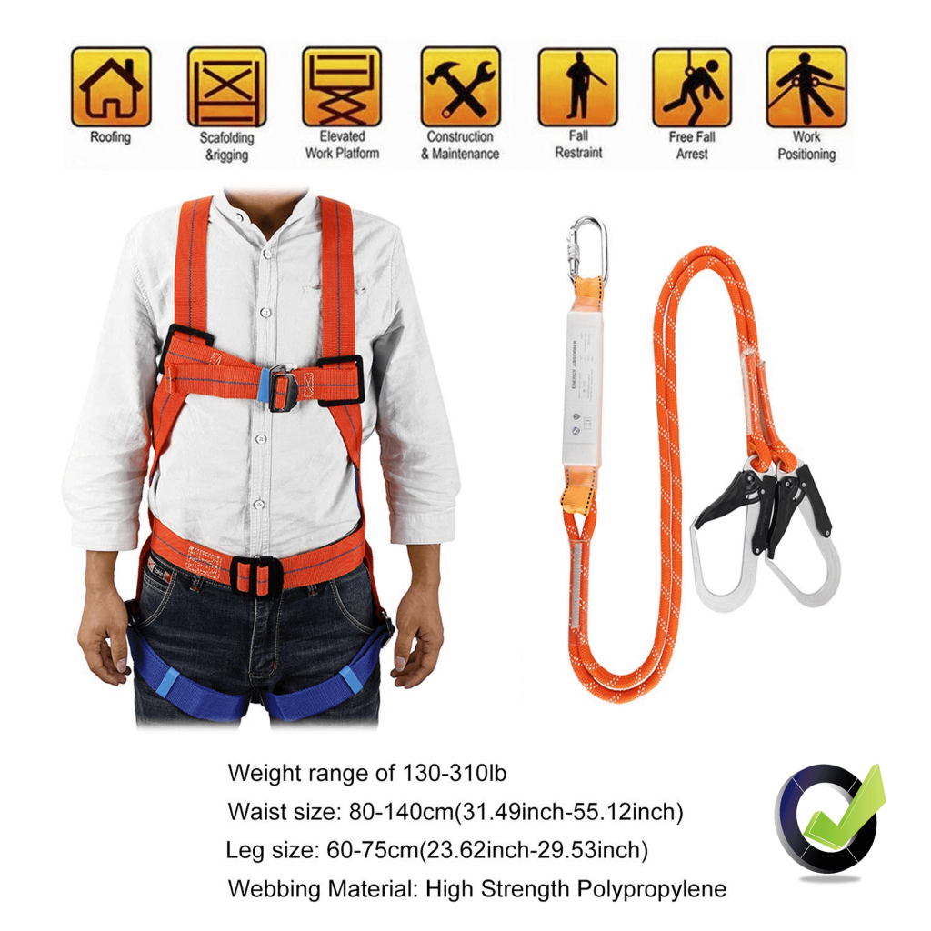 Full Body Safety Harness & Lanyard – correctbd.com